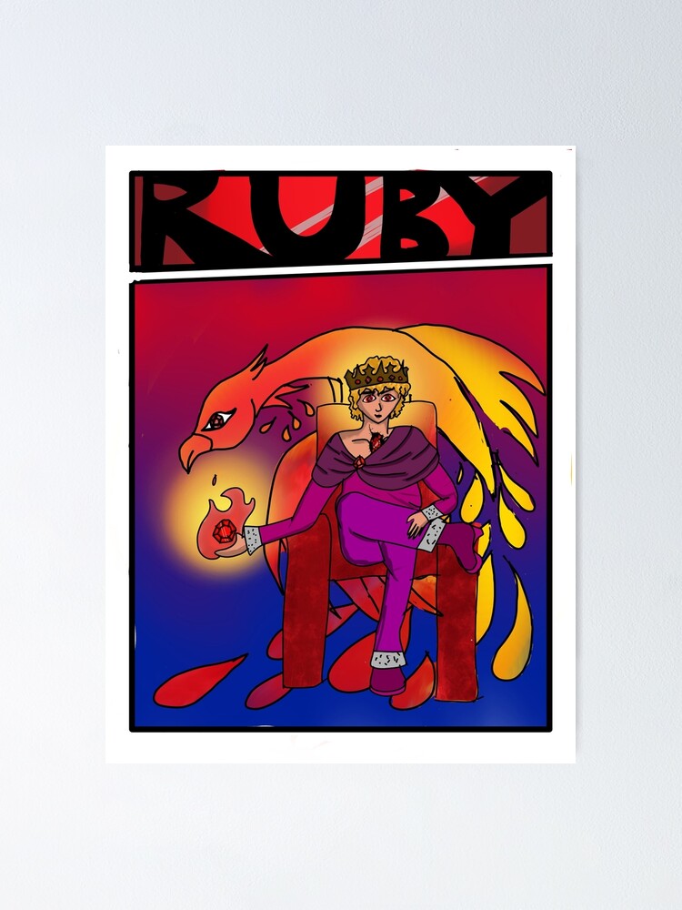 "Ruby" Poster for Sale by Rosemarycat5 | Redbubble