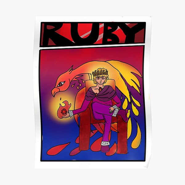 "Ruby" Poster for Sale by Rosemarycat5 | Redbubble