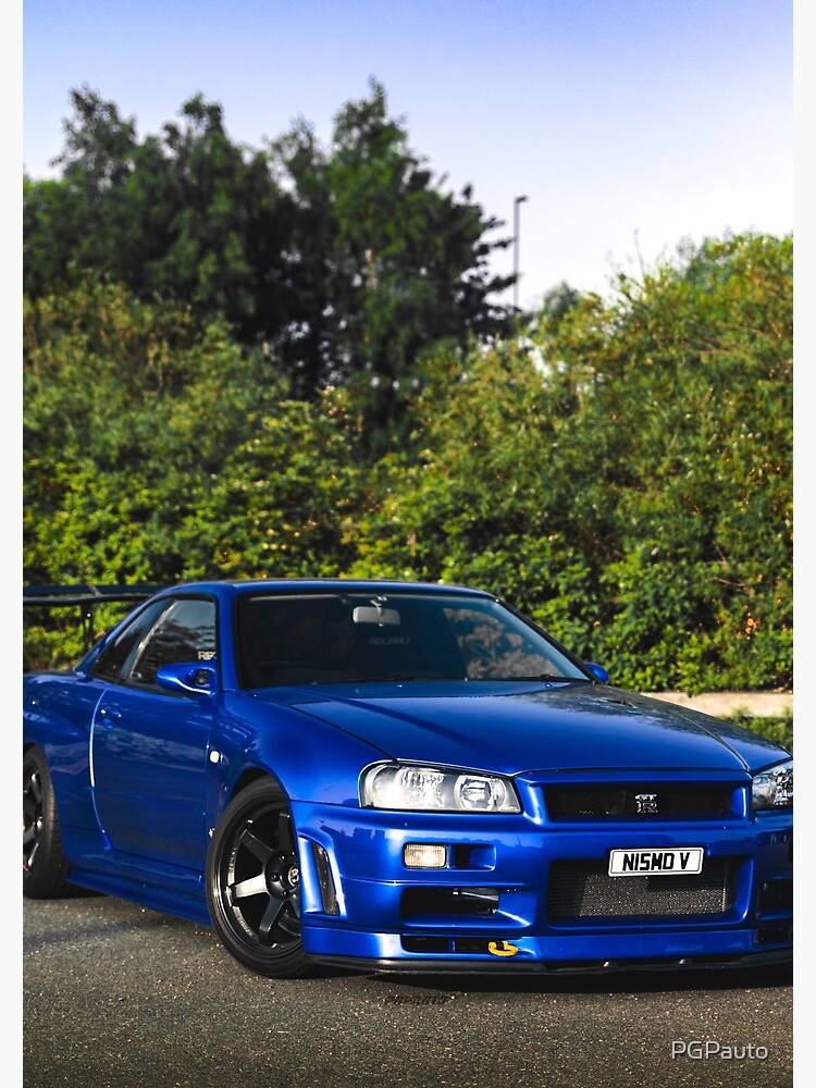 "Nissan Skyline GTR R34 VSpec II Nur - 850BHP" Spiral Notebook by ...