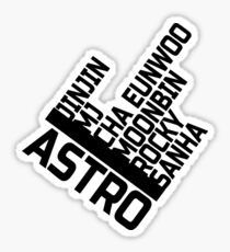 Astro Names Stickers | Redbubble
