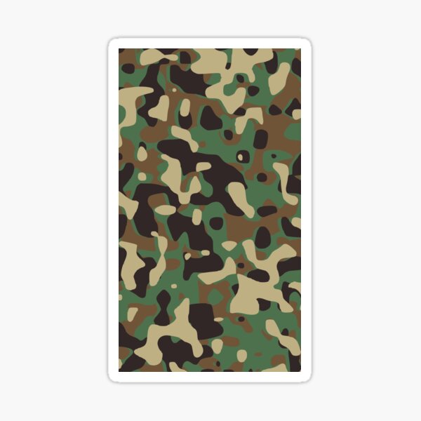 "CAMOUFLAGE DESIGN" Sticker for Sale by rodrigues06 | Redbubble