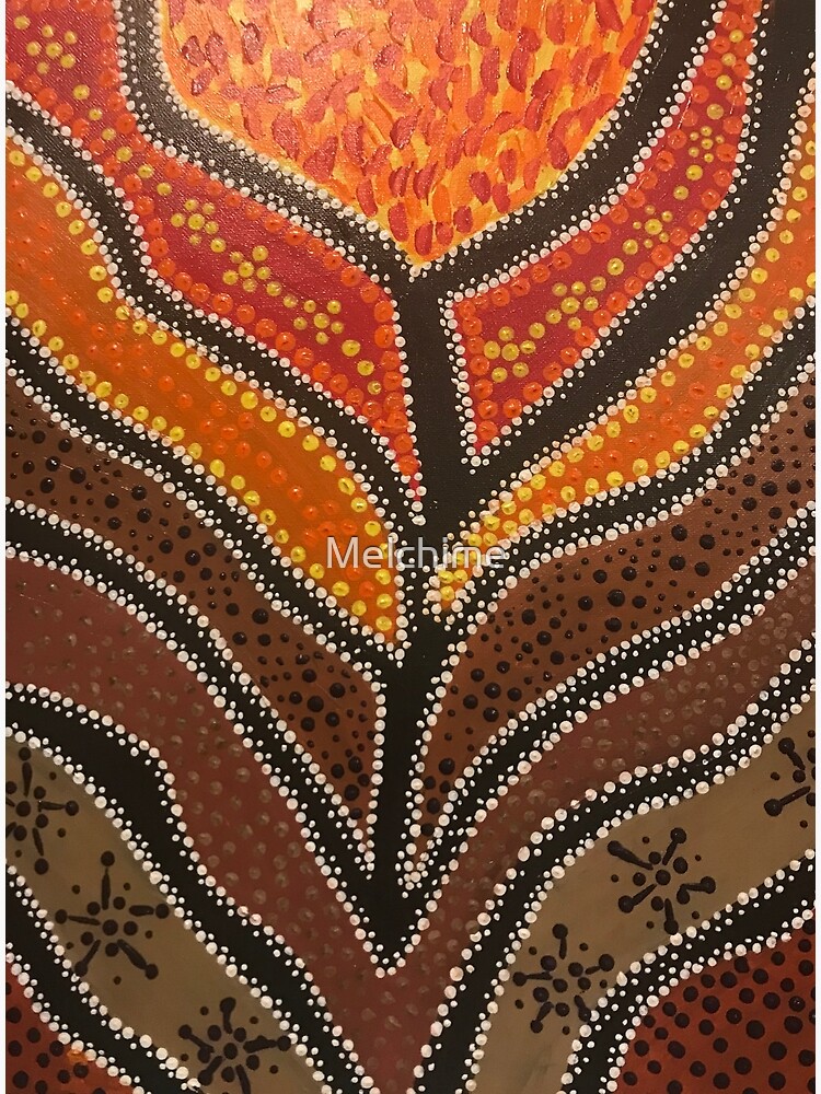 "Aboriginal art - flowers" Art Print for Sale by Melchime | Redbubble