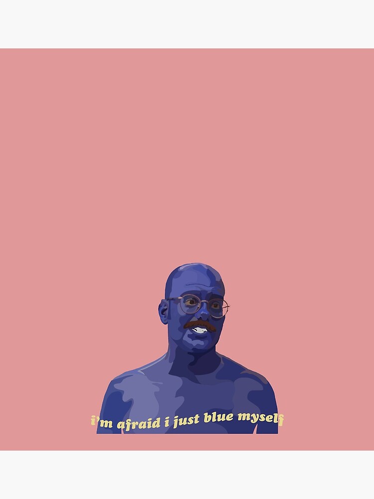Blue Myself in Pink Premium Matte Vertical Poster sold by Claudio ...