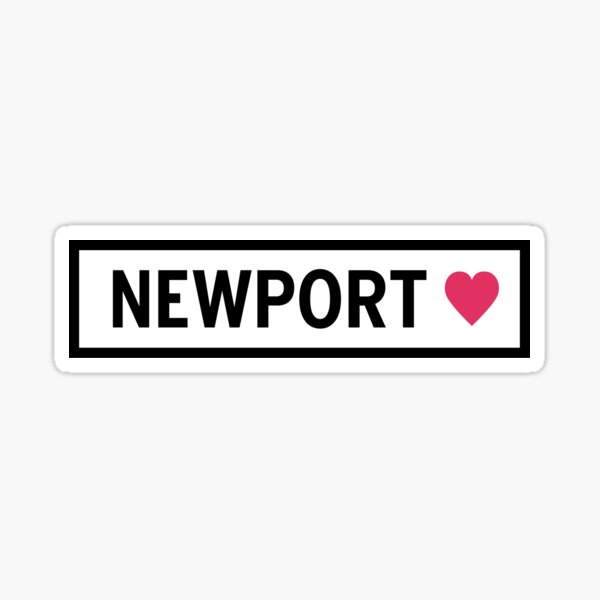 "Newport" Sticker for Sale by homelove | Redbubble