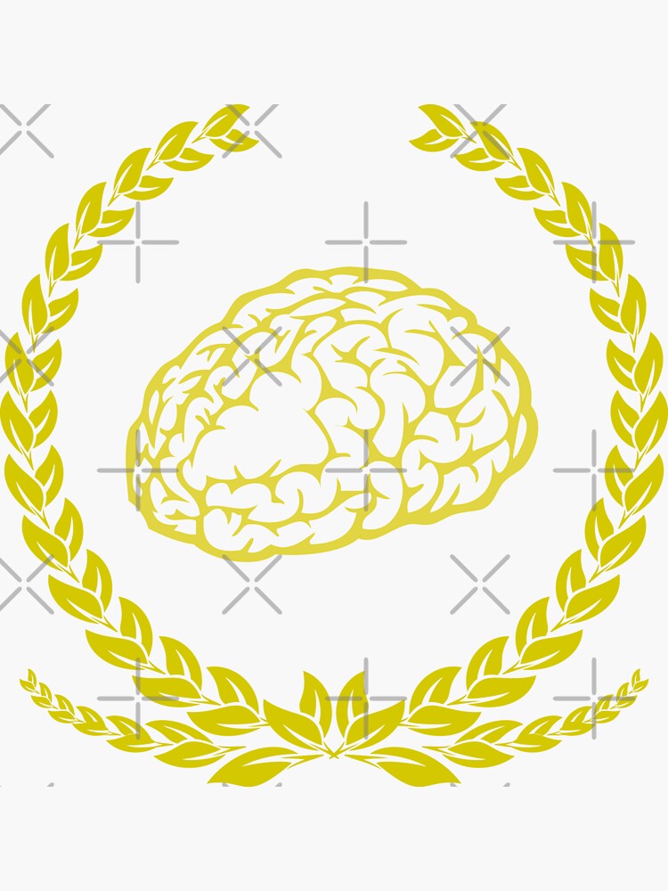 "Real Brain" Sticker for Sale by jhonattan | Redbubble