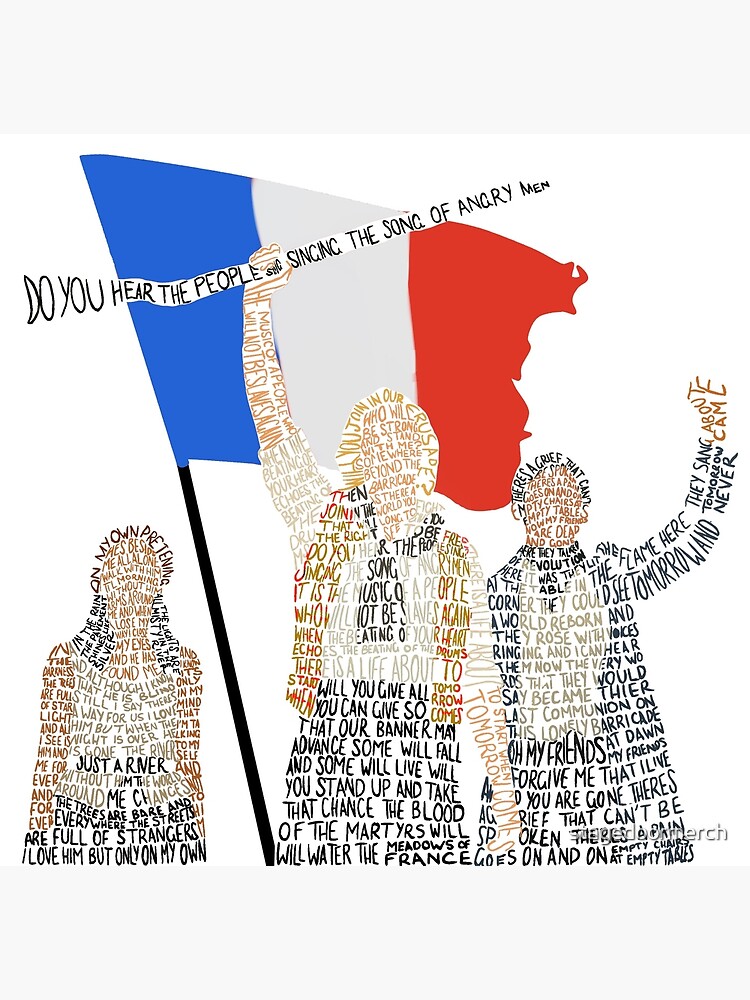 "Les Miserables" Greeting Card for Sale by stagedoormerch | Redbubble