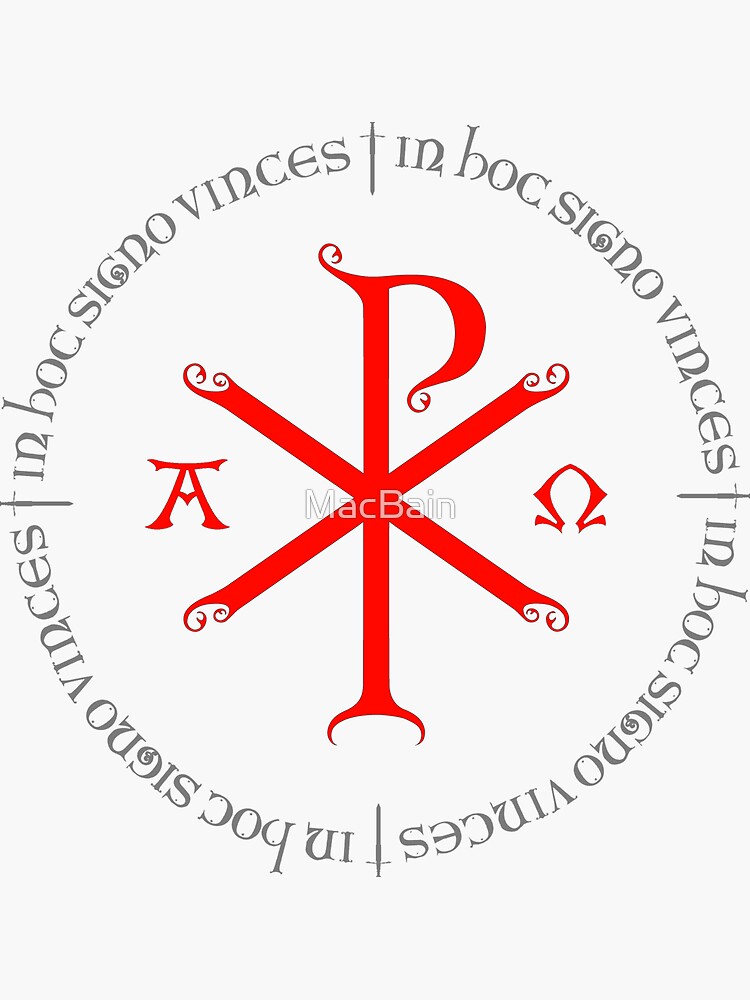"CHI RHO" Sticker for Sale by MacBain | Redbubble