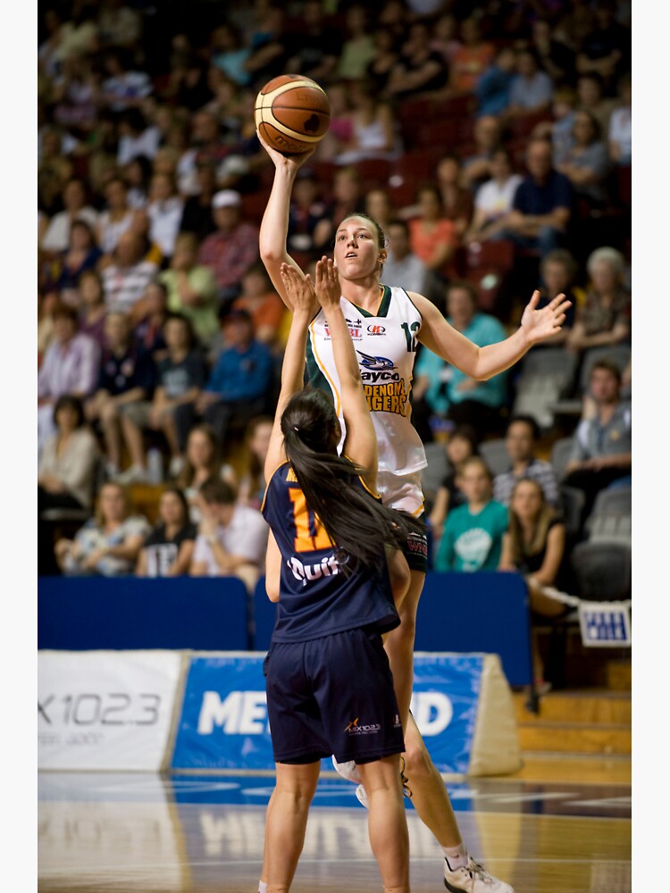 "Alison Downie shooting over Angela Marino" Sticker for Sale by mprior ...