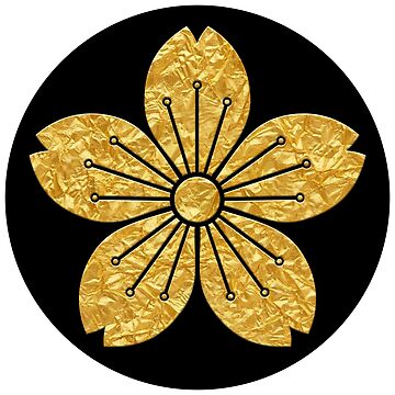 "Japanese Mon Yamato Sakura" Sticker for Sale by Takeda-art | Redbubble
