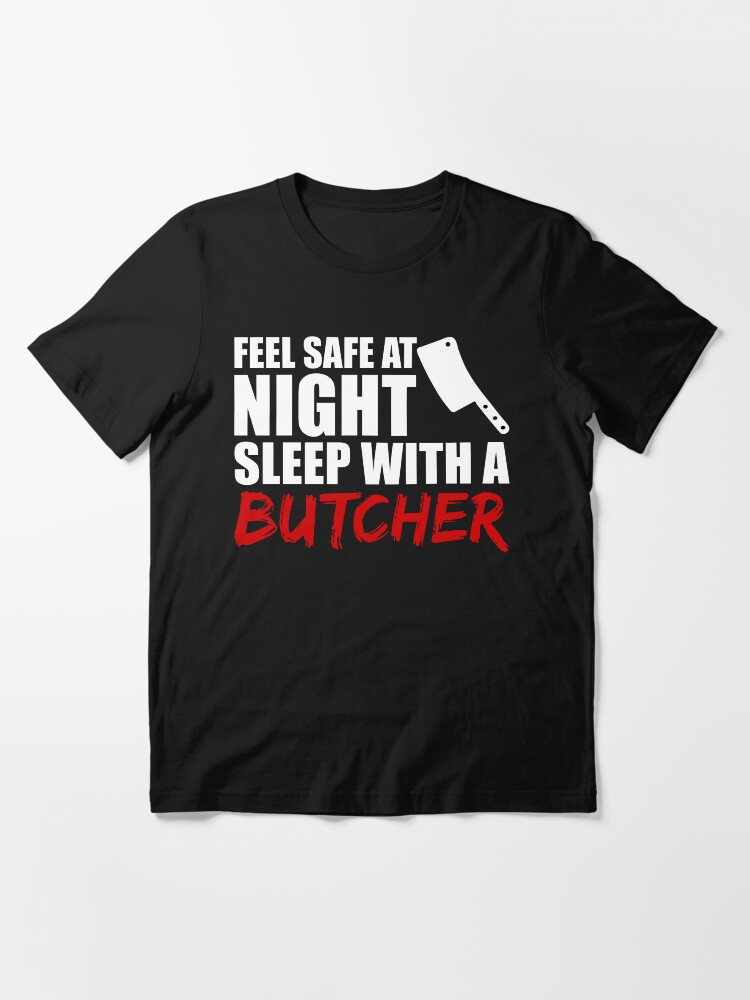 "Funny Butcher T Shirt" T-shirt for Sale by bitsnbobs | Redbubble ...