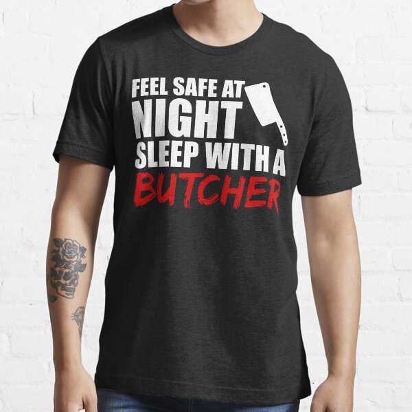 "Funny Butcher T Shirt" T-shirt for Sale by bitsnbobs | Redbubble ...