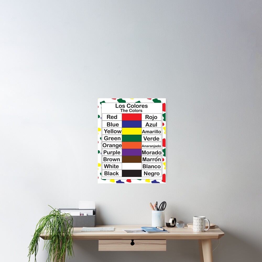 "Los Colores" Poster for Sale by ValeriesGallery | Redbubble