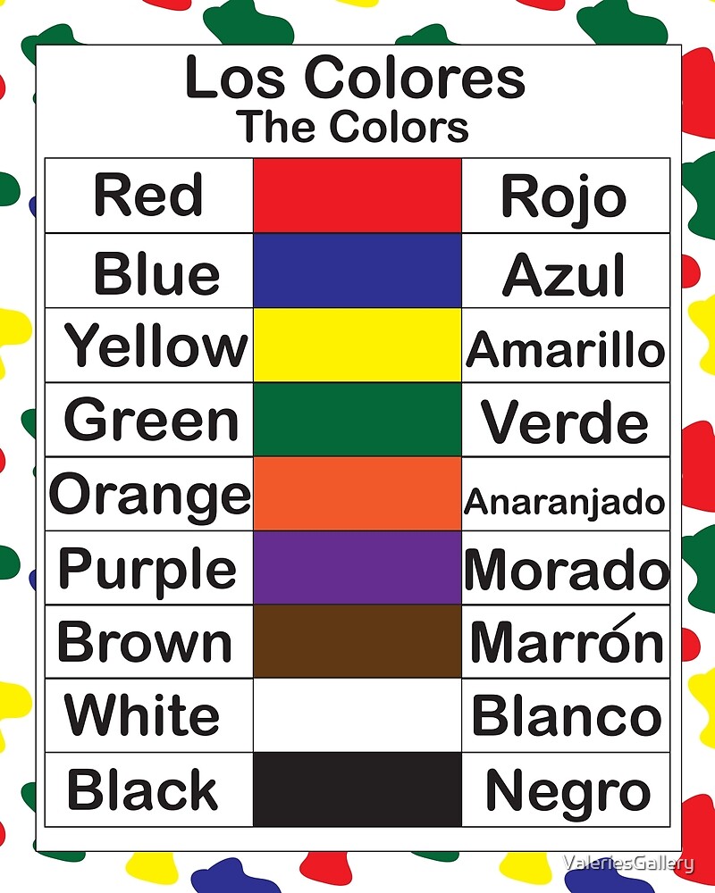 "Los Colores" by ValeriesGallery | Redbubble