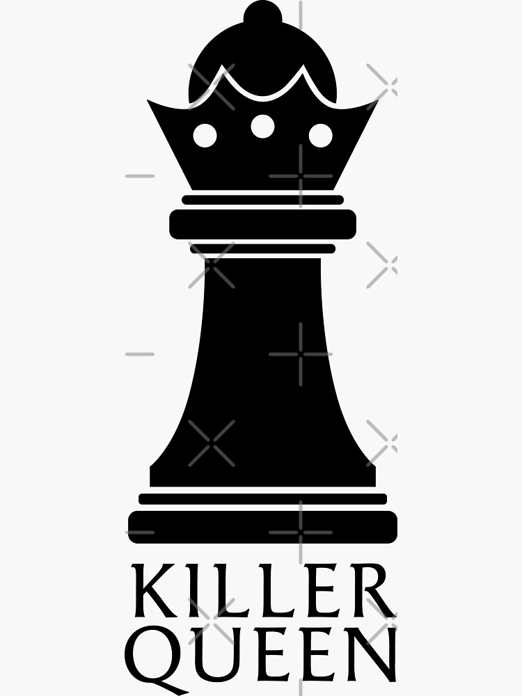 "Killer Queen Black" Sticker by Pinkdeer | Redbubble