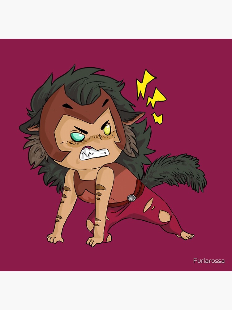 "Tiny angry Catra" Throw Pillow for Sale by Furiarossa | Redbubble