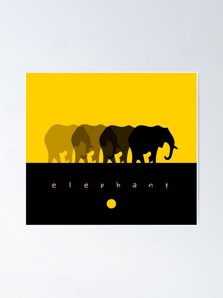 "Elephants" Poster by artMoni | Redbubble
