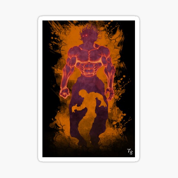 "Baki" Sticker for Sale by Black-holes13 | Redbubble