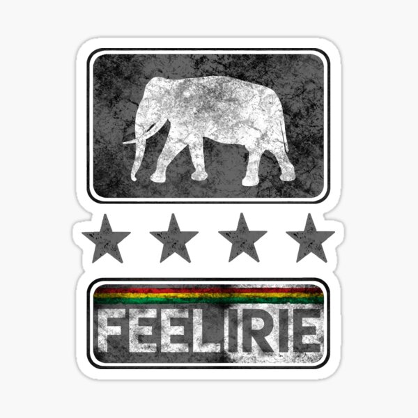 "feel irie" Sticker by Periartwork | Redbubble