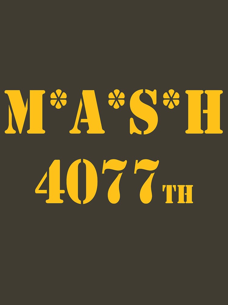 "M*A*S*H Logo" T-shirt for Sale by summercarntspel | Redbubble | m a s ...