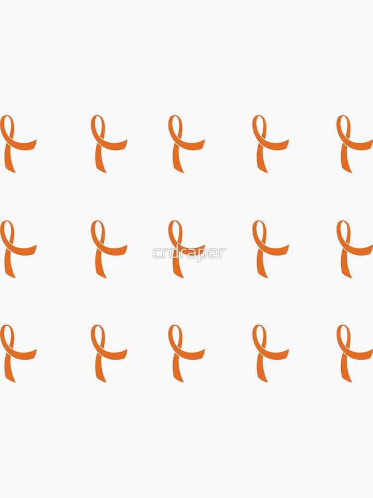 "Orange awareness ribbon - Multiple Sclerosis Awareness, as well as ...