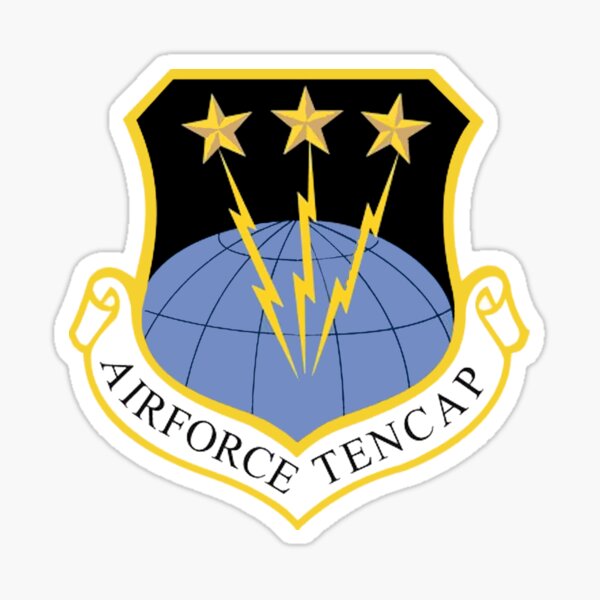Pegatina «Fuerza Aérea de los Estados Unidos TENCAP» de Quatrosales ...