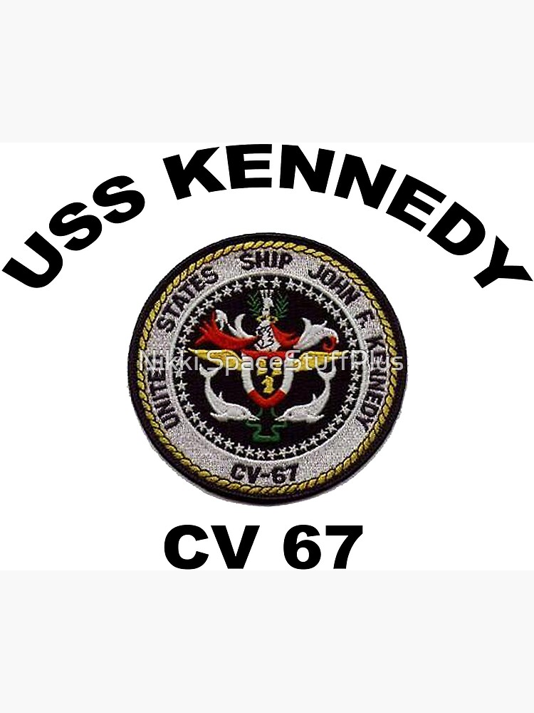 "USS John F. Kennedy (CV-67) Crest" Poster for Sale by Nikki ...