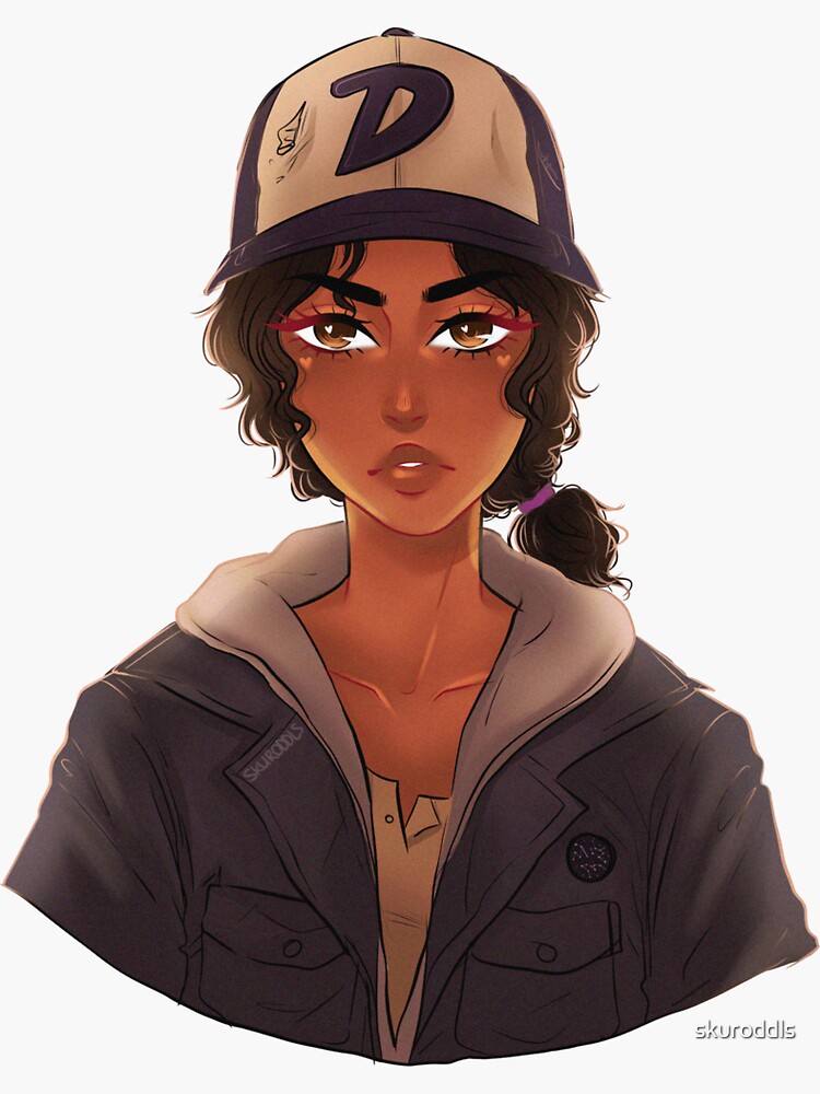 "Clementine sticker" Sticker for Sale by skuroddls | Redbubble