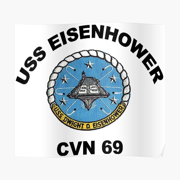 "USS Dwight D. Eisenhower (CVN-69) Crest" Poster by Spacestuffplus ...
