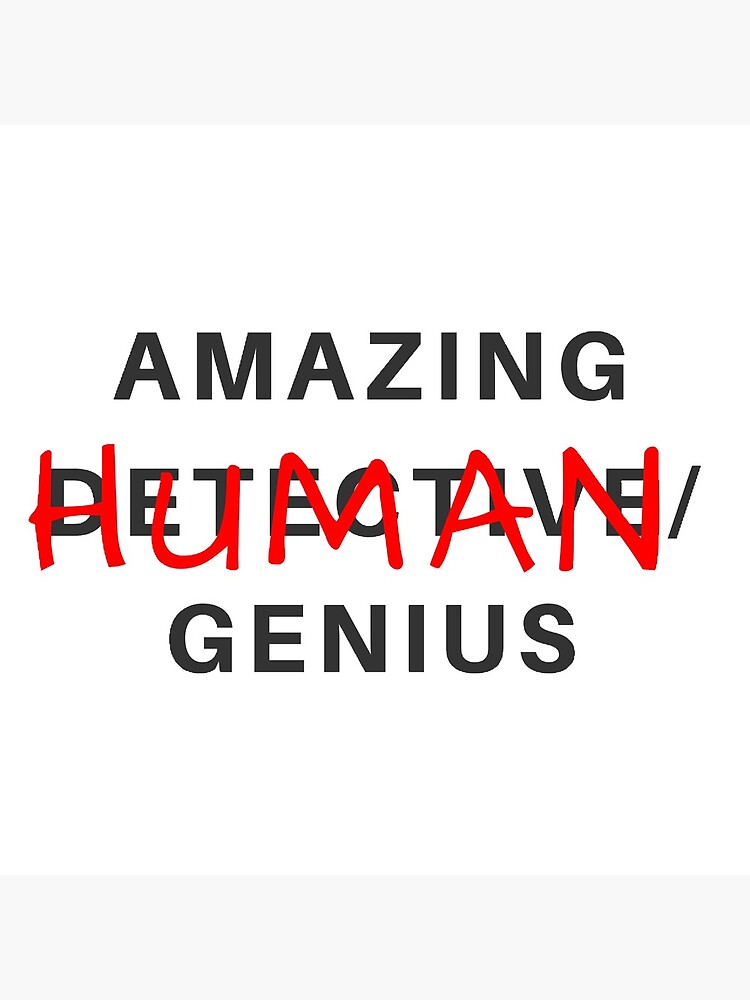 "b99 amazing human (detective) slash genius" Photographic Print by ...