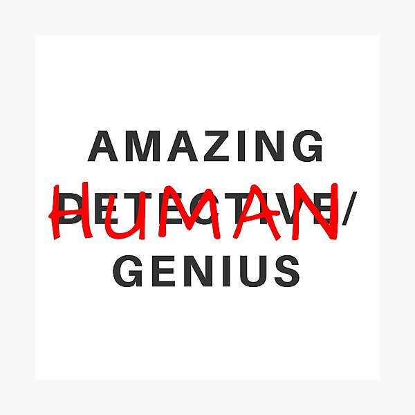"b99 amazing human (detective) slash genius" Photographic Print by ...