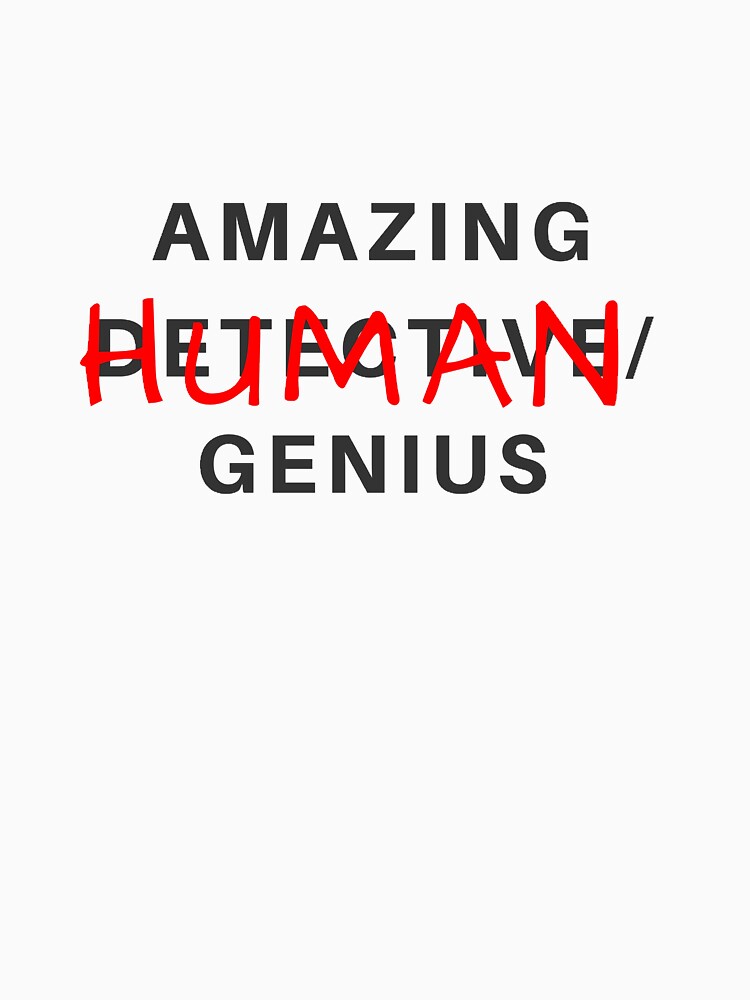 "b99 amazing human (detective) slash genius" Pullover Hoodie for Sale ...