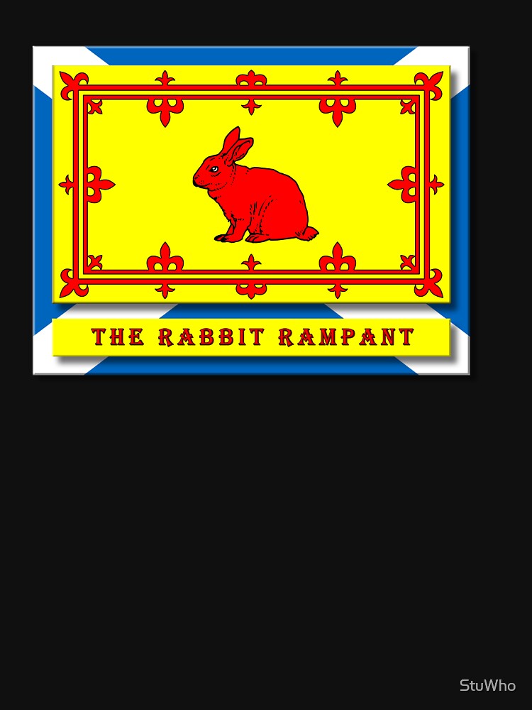 "RABBIT RAMPANT 3" T-shirt by StuWho | Redbubble
