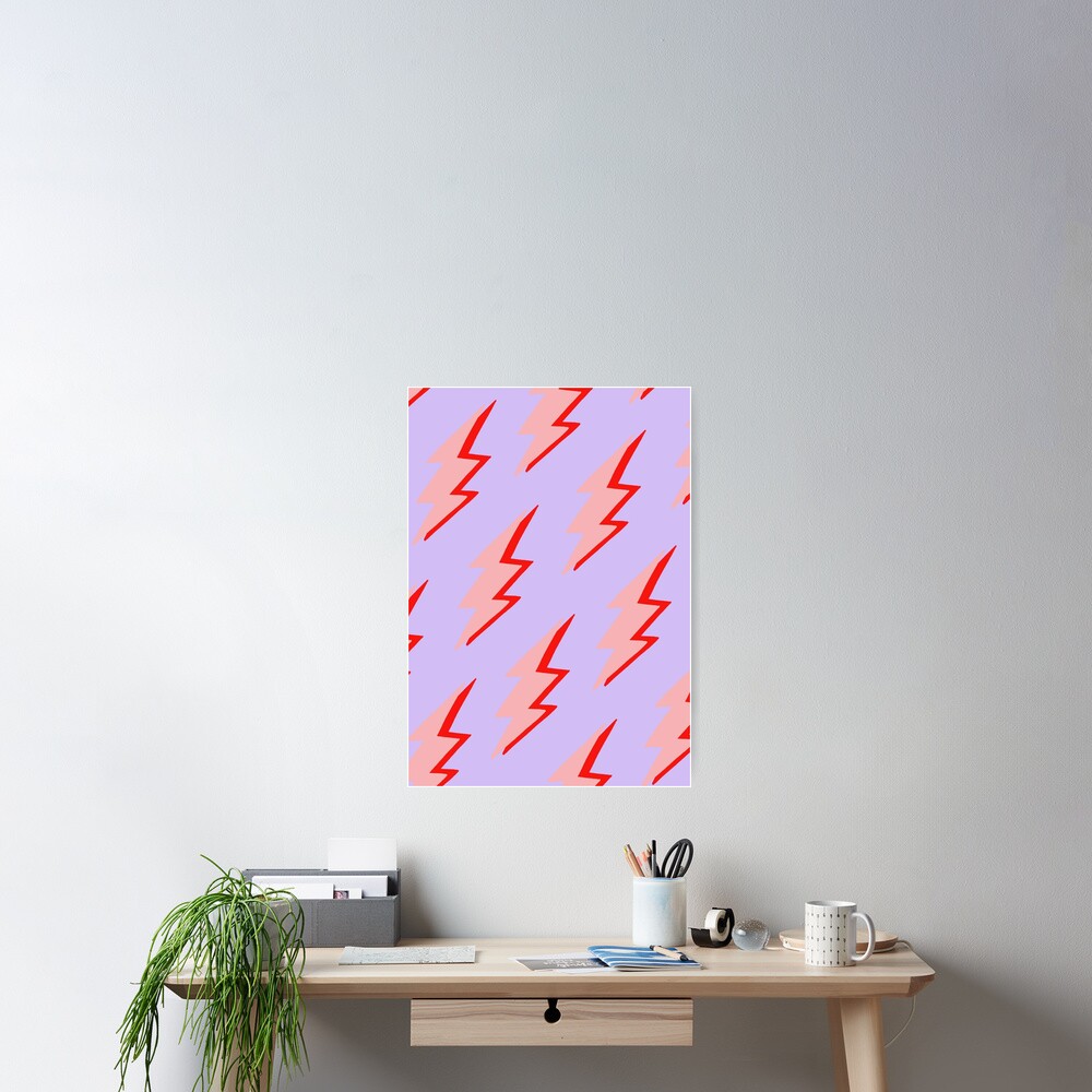 "Purple flash" Poster for Sale by ChimaineMary | Redbubble