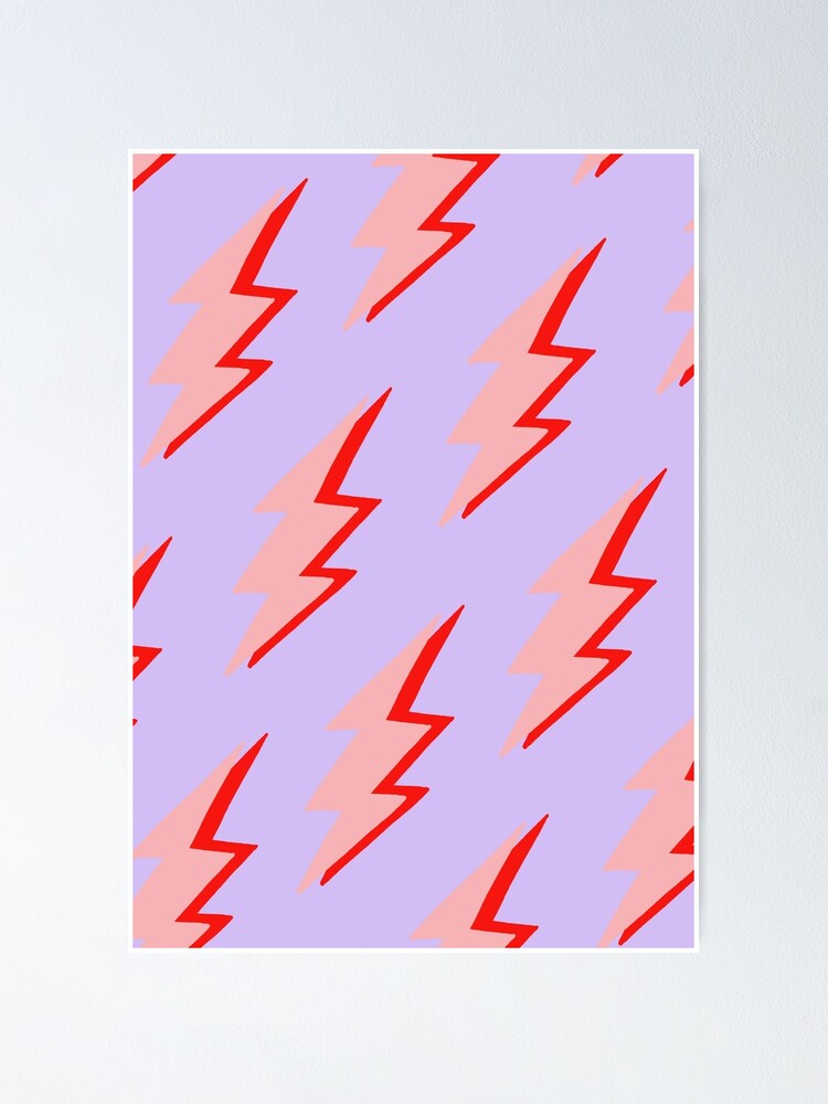 "Purple flash" Poster for Sale by ChimaineMary | Redbubble