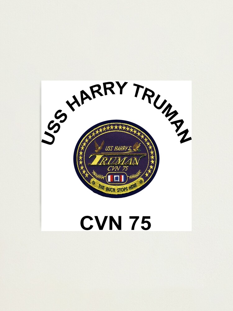 "USS Harry S. Truman (CVN-75) Crest" Photographic Print by ...