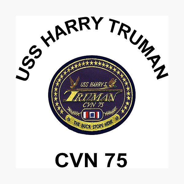 "USS Harry S. Truman (CVN-75) Crest" Photographic Print by ...