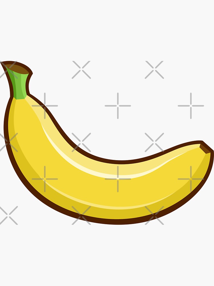 "Fruit Collection - Banana" Sticker for Sale by manfex | Redbubble