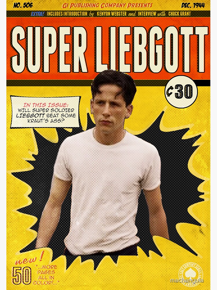 "Liebgott Band of Brothers comic" Sticker for Sale by machangula ...