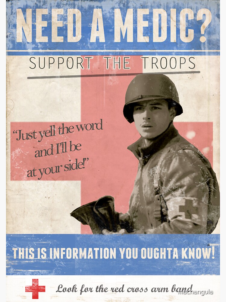 "Doc Roe Band of Brothers" Sticker for Sale by machangula | Redbubble