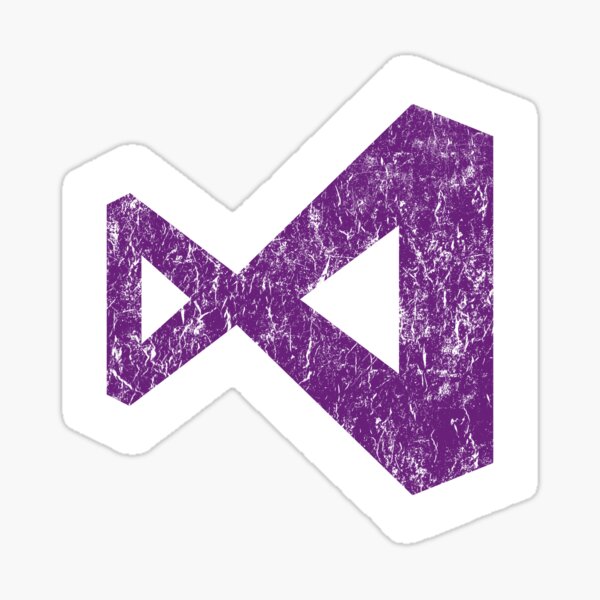 "Vintage Visual Studio" Sticker for Sale by vladocar | Redbubble