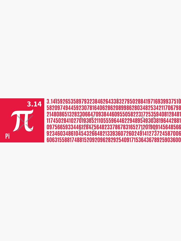 "Pi" Sticker by Akram96 | Redbubble