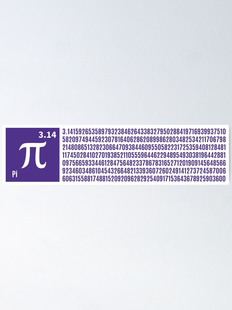 "Pi" Poster by Akram96 | Redbubble
