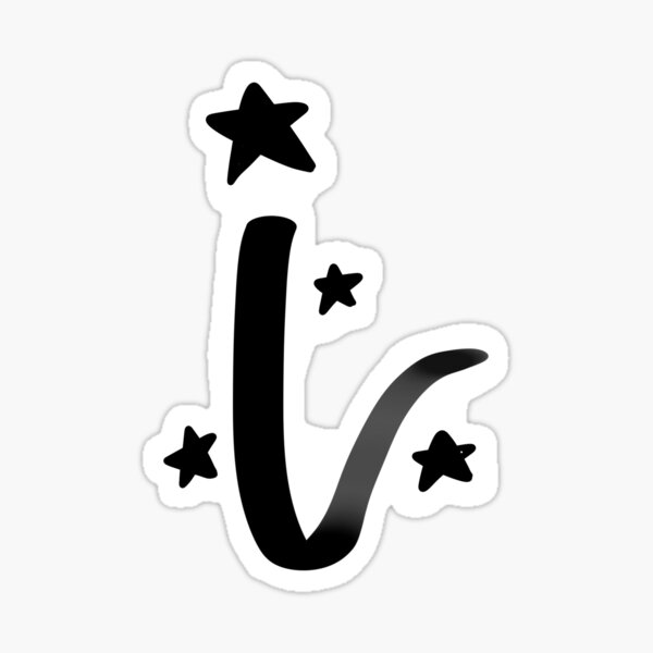"Letter I" Sticker for Sale by elizabethdylan | Redbubble