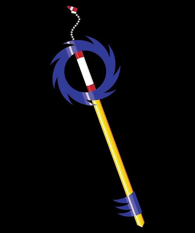 "Sonic Keyblade" by LuminosityXVII | Redbubble