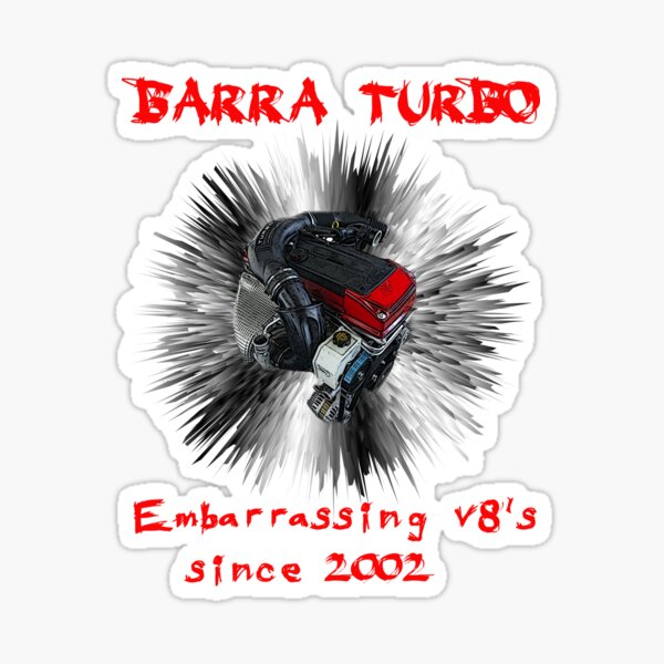 "ford barra turbo" Sticker for Sale by thediff1985 | Redbubble