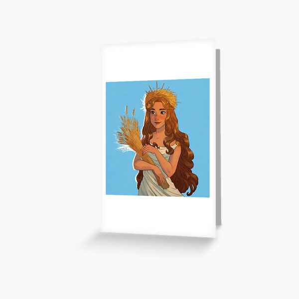 Carte de vœux for Sale avec l'œuvre « Demeter » de l'artiste Elisa ... Carte de vœux for Sale avec l'œuvre « Demeter » de l'artiste Elisa ...
