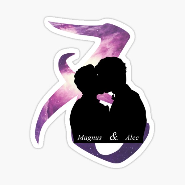 "TV Ships - Malec" Sticker by CatsBag | Redbubble