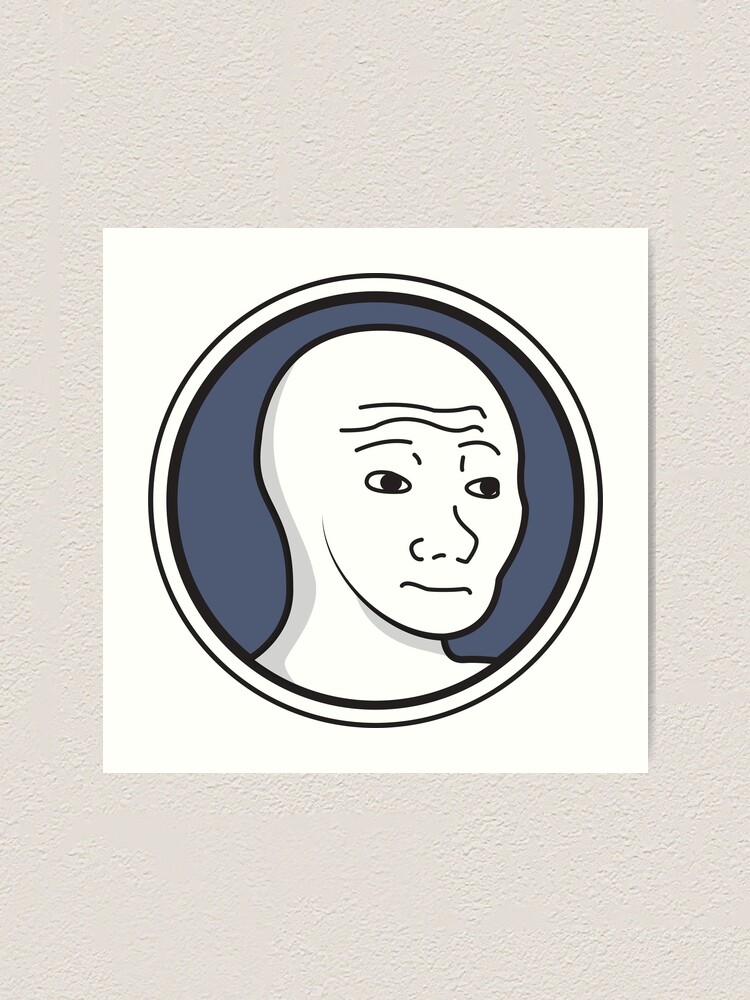 "Wojack Meme Sticker" Art Print for Sale by unluckydevil | Redbubble