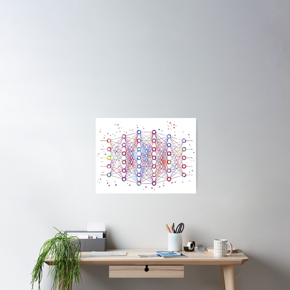 "Deep neural network, neural network, watercolor deep neural network ...