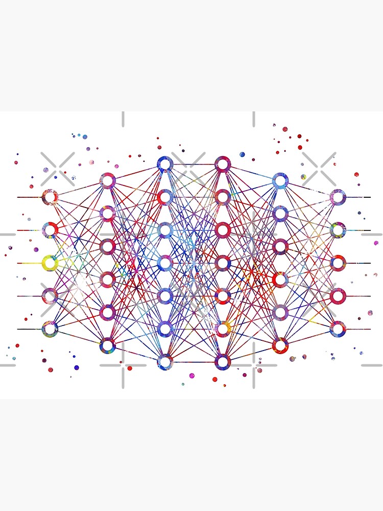 "Deep neural network, neural network, watercolor deep neural network ...